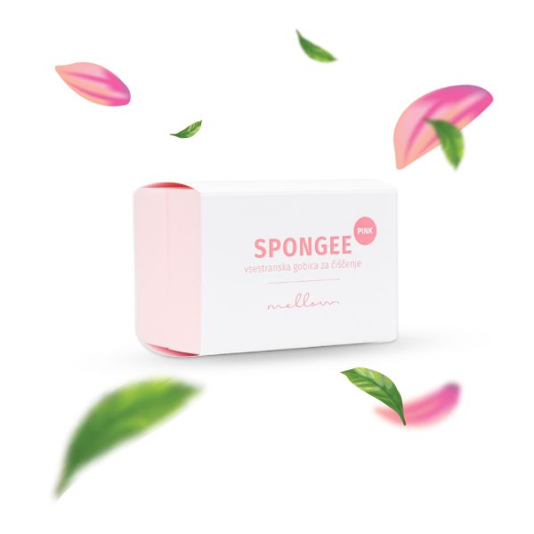 Spongee Pink, vsestranska gobica za čiščenje - Mellow Slovenija